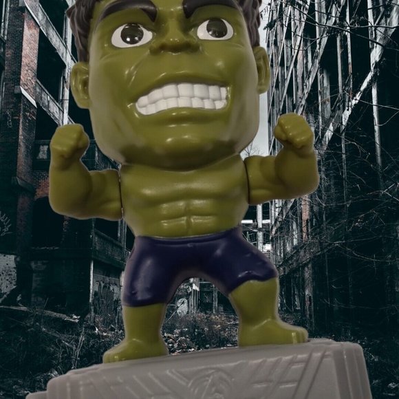 McDonald's | Toys | Marvel Avengers Hulk 4 Toy Figure Mcdonalds Happy ...